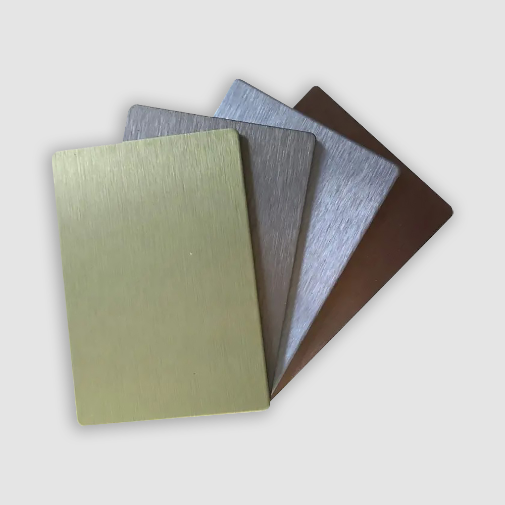 Brush aluminum composite panel - Alumetal