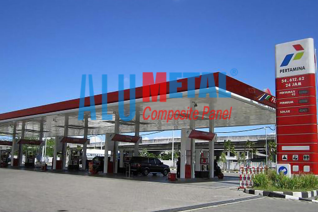 SPBU pertamina - Alumetal